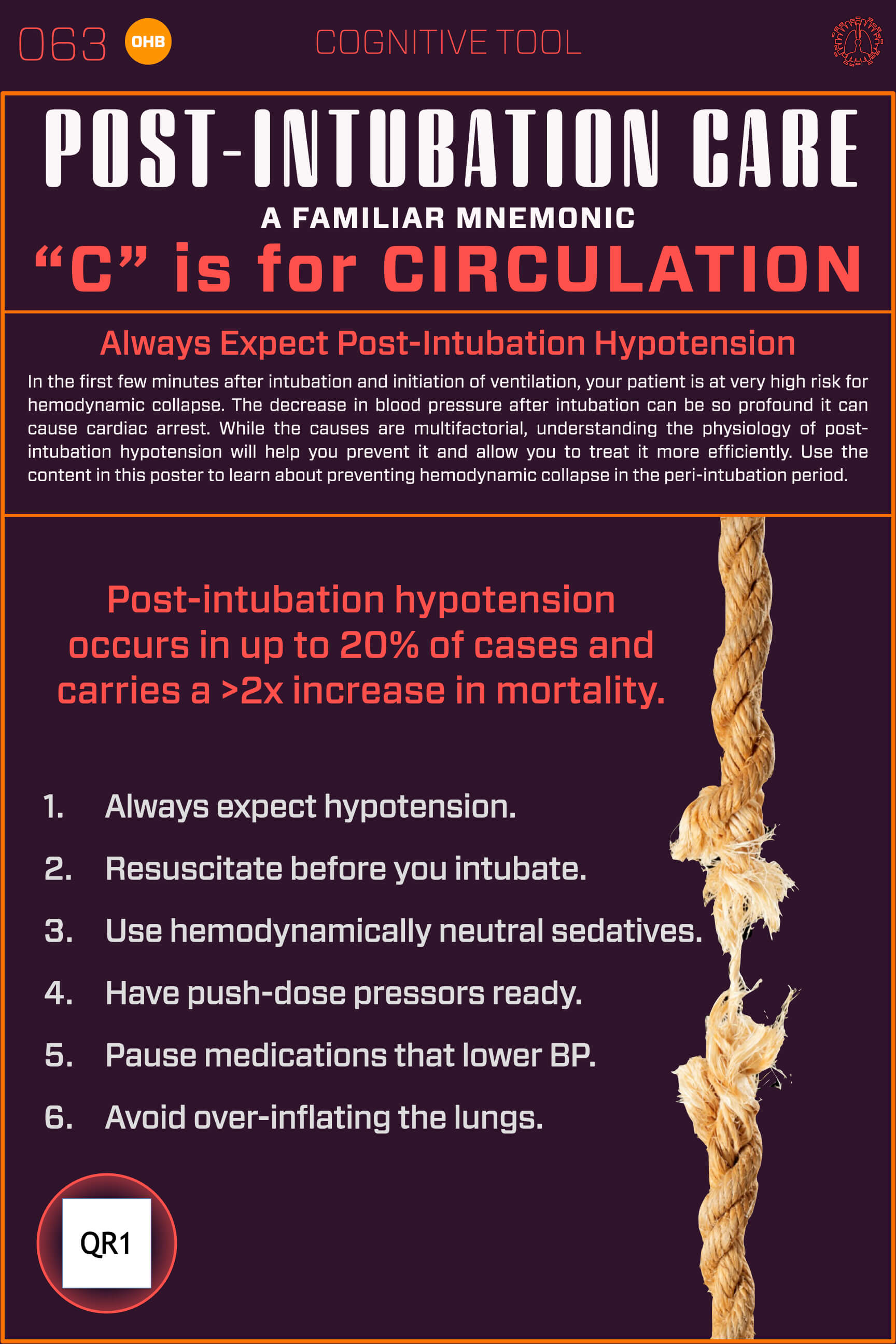 Post Intubation Care – Circulation – The Protected Airway Collaborative
