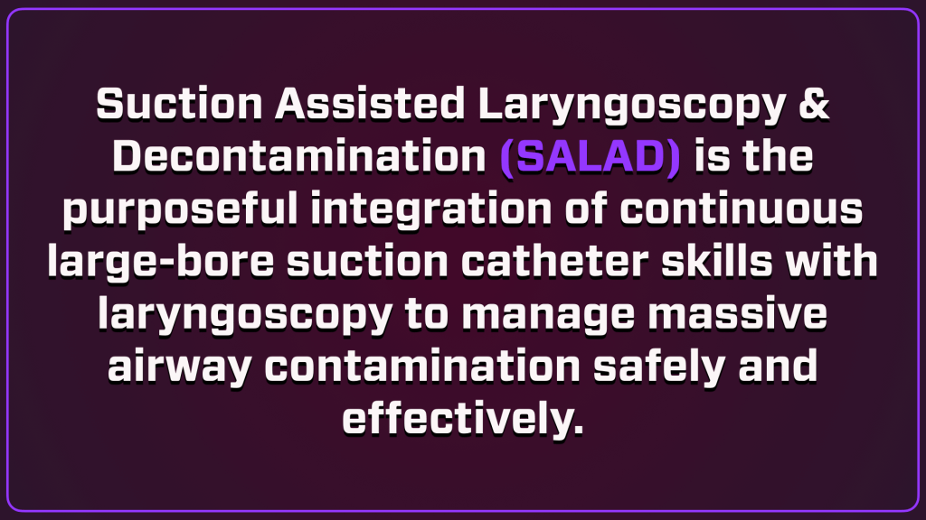 Master the SALAD Technique: Airway Suction & Intubation Training