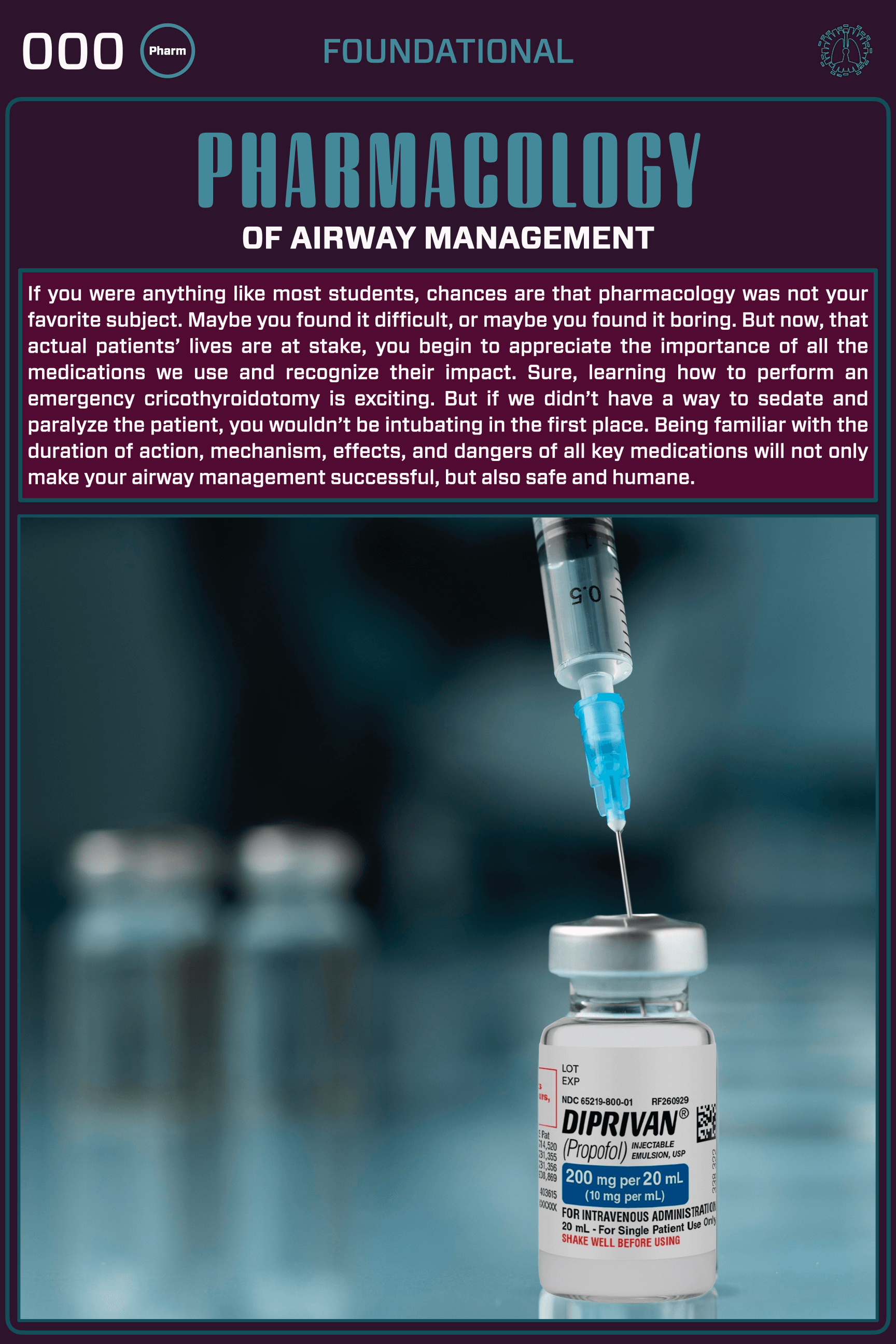 Welcome to the Airway Pharmacopeia