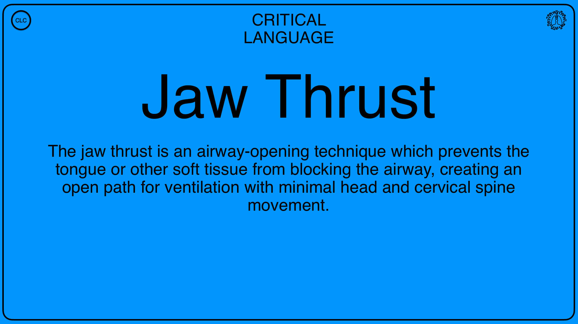 The Jaw Thrust – The Protected Airway Collaborative