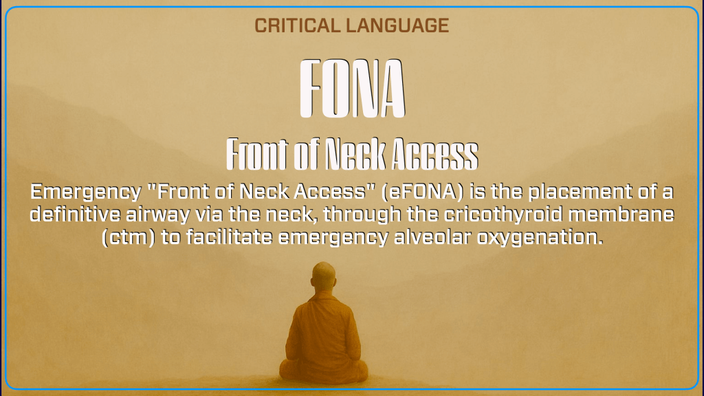 Mastering FONA: Your Guide to Confident Emergency Airway Skills