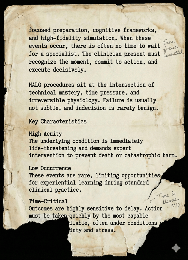 A Definition of HALO – The Protected Airway Collaborative