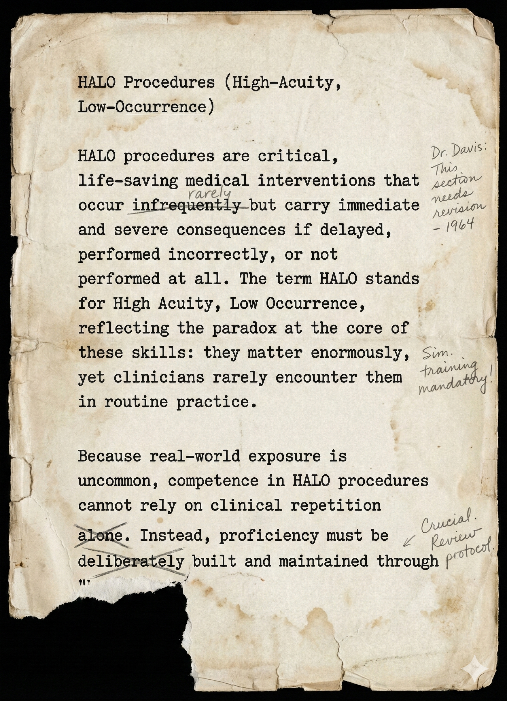 A Definition of HALO – The Protected Airway Collaborative